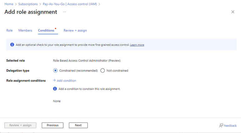 A look at Azure RBAC Constrained Delegation | Dave Lee A look at Azure RBAC Constrained Delegation | Dave Lee